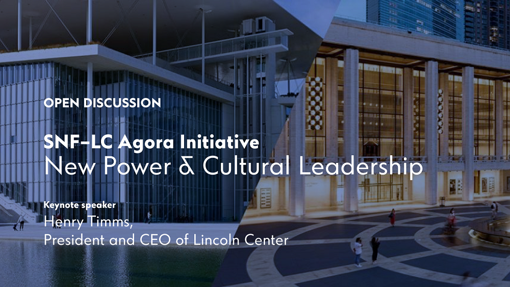 Public Discussion with Henry Timms - Stavros Niarchos Foundation